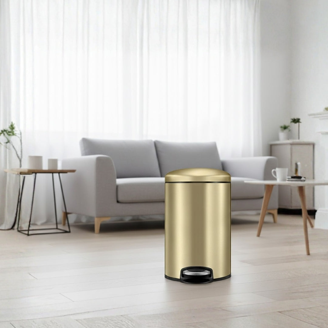 EKO MAGGEY STEP BIN EK9213- GOLD – Thermotek